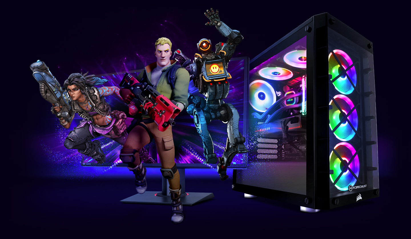 PCSPECIALIST - Kies uw favoriete Desktops voor Gaming